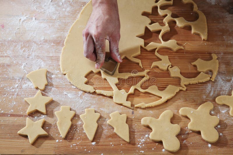 Cookies cutter forms stock image. Image of bakery, baking - 33669271