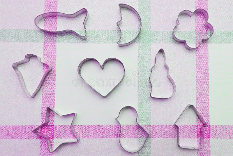 Cookies cutters stock image. Image of background, creativity - 25801021