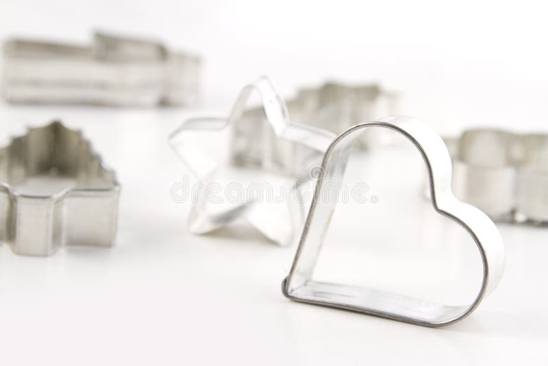 Cookies cutters stock image. Image of stencil, pastry - 27620675