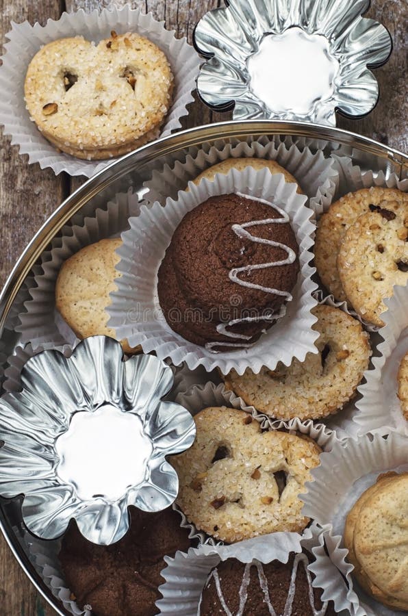 Cookies dessert stock image. Image of sweet, home, dish - 36808117