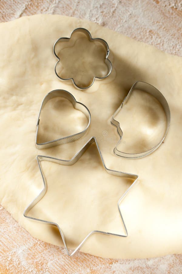 Homemade Cookies With Various Cookie Forms Stock Image - Image of ...