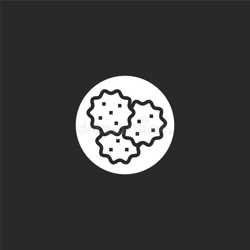 Cookies Icon. Filled Cookies Icon for Website Design and Mobile, App ...