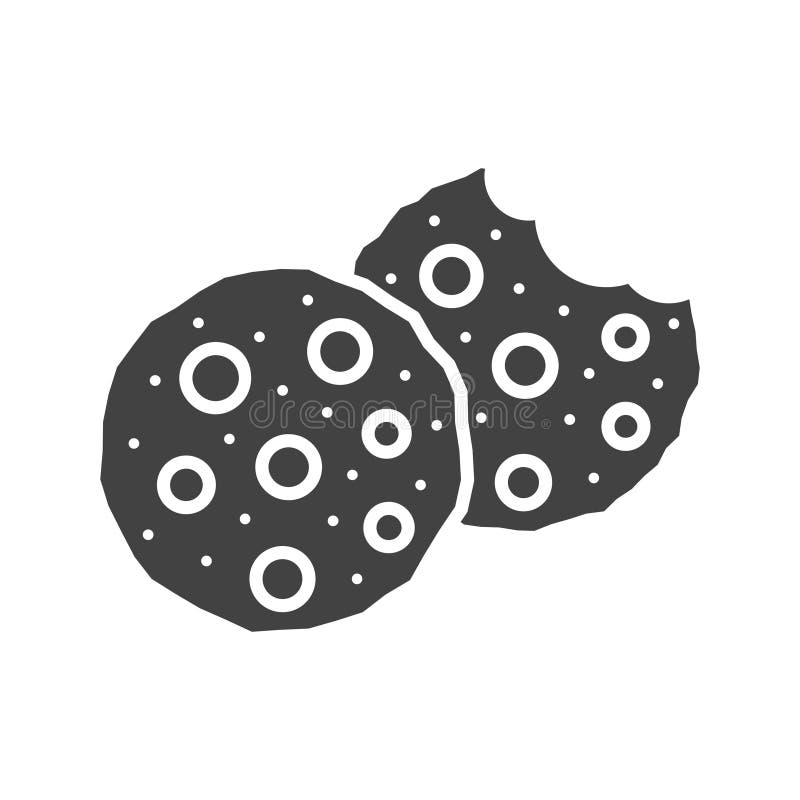 Cookies icon vector image. stock vector. Illustration of bakery - 297597505