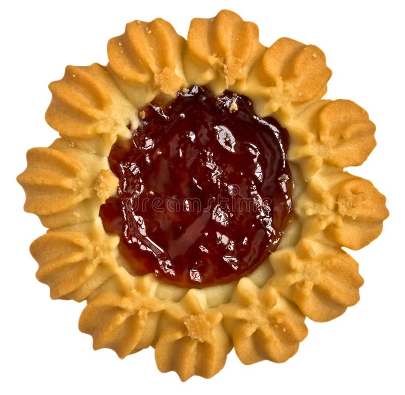 Cookies with Jam in the Center Stock Image - Image of shortbread ...