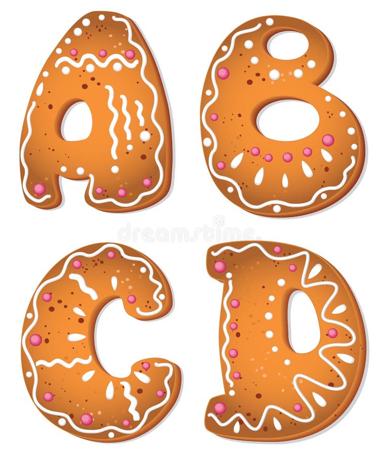 H Letter Cookies. Cookie Font. Oatmeal Biscuit Alphabet Symbol Stock ...