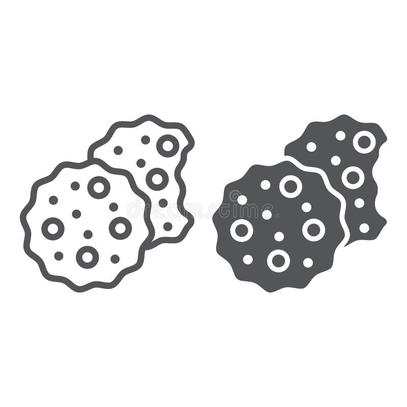 Sweet Icon Biscuit Line Stock Illustrations – 7,450 Sweet Icon Biscuit ...
