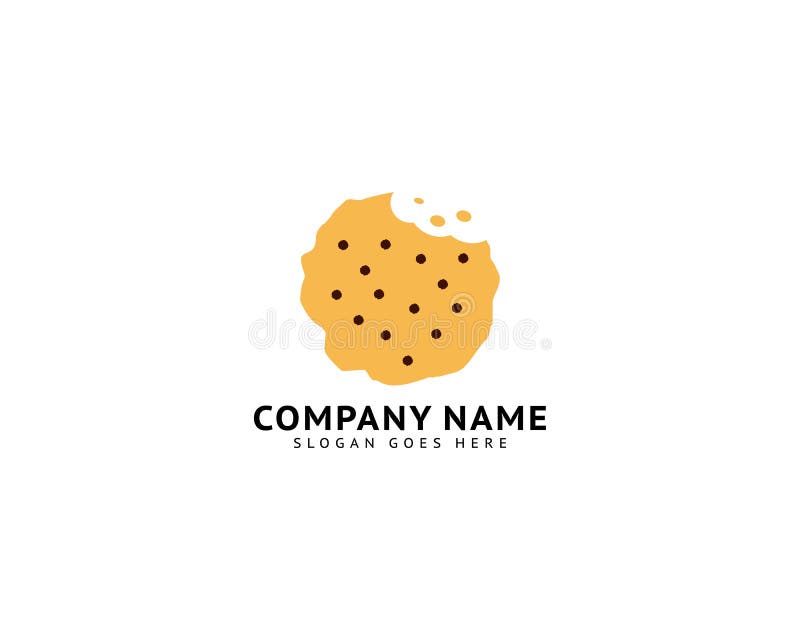 Cookies Logo Design Vector Template Stock Vector - Illustration of ...