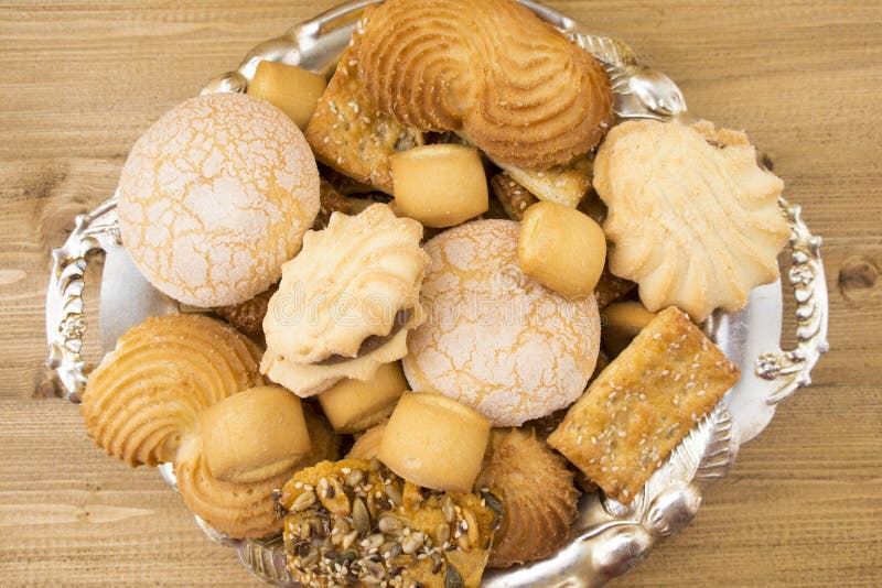 Cookies stock image. Image of brown, shortbread, cookies - 104662399