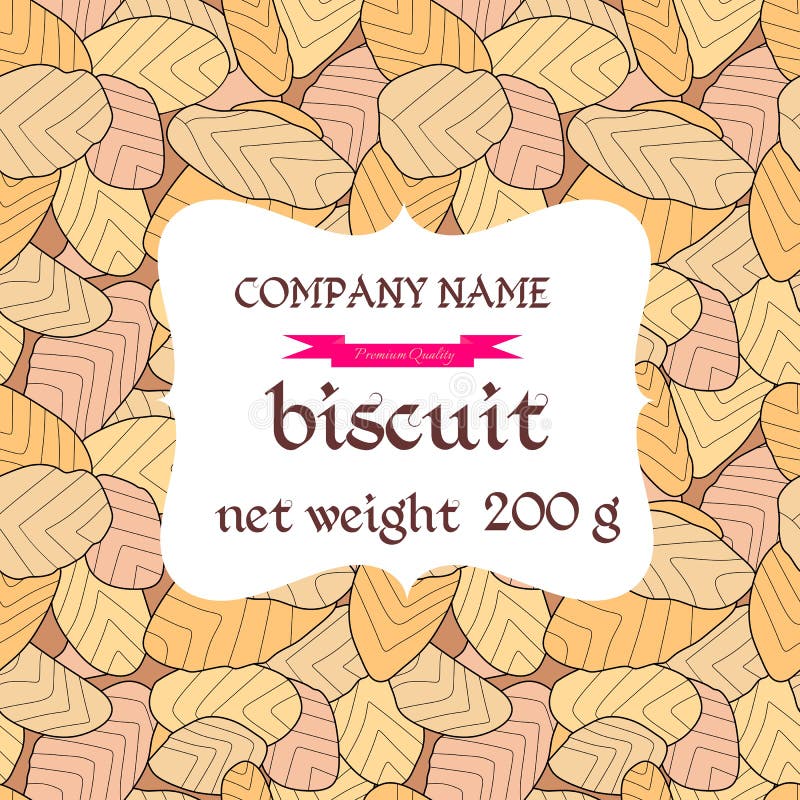 Biscuit background stock illustration. Illustration of decoration ...