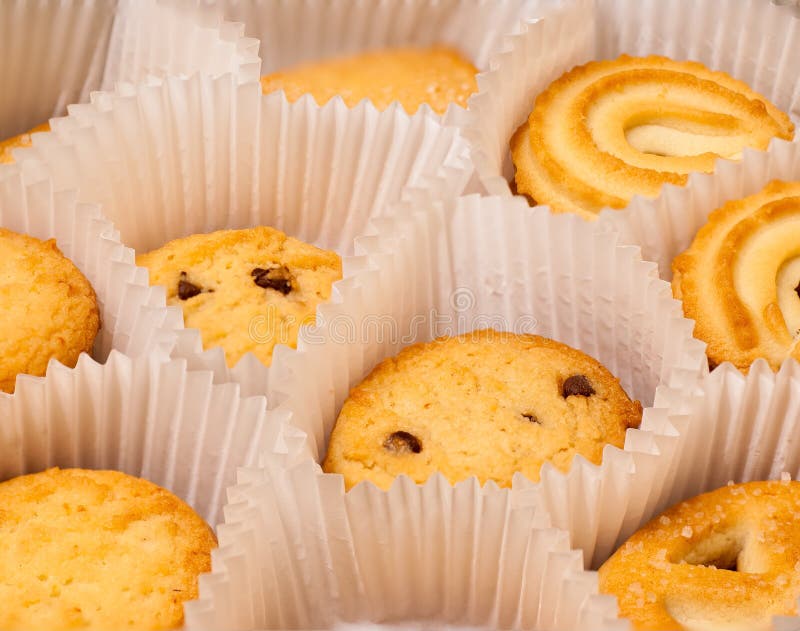 Cookies in a paper wrapper stock photo. Image of muffins - 28804950