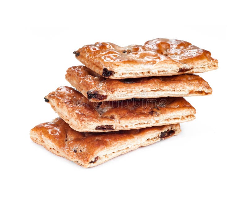 Cookies Puff Pastry Isolated Stock Image - Image of pastry, delicious ...