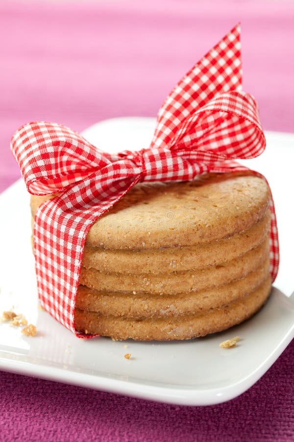 Cookies with ribbon stock photo. Image of cookie, ribbon - 17889432