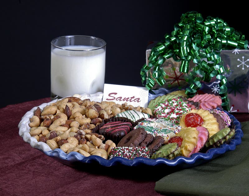 Cookies for Santa stock photo. Image of claus, plate, gift - 355706