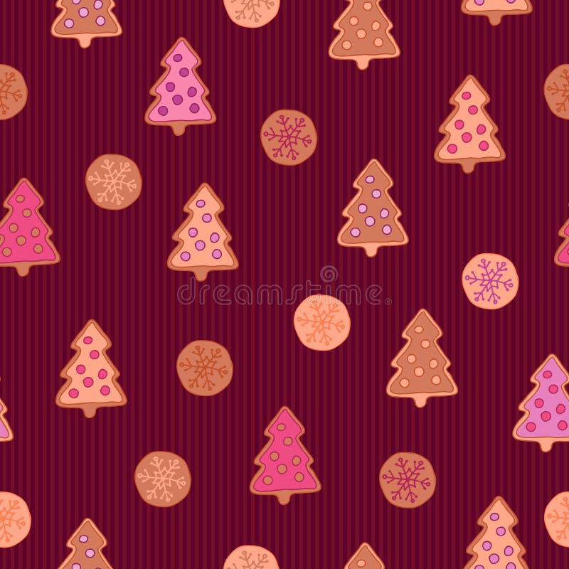 Cookies seamless pattern stock vector. Illustration of symbol - 35579138