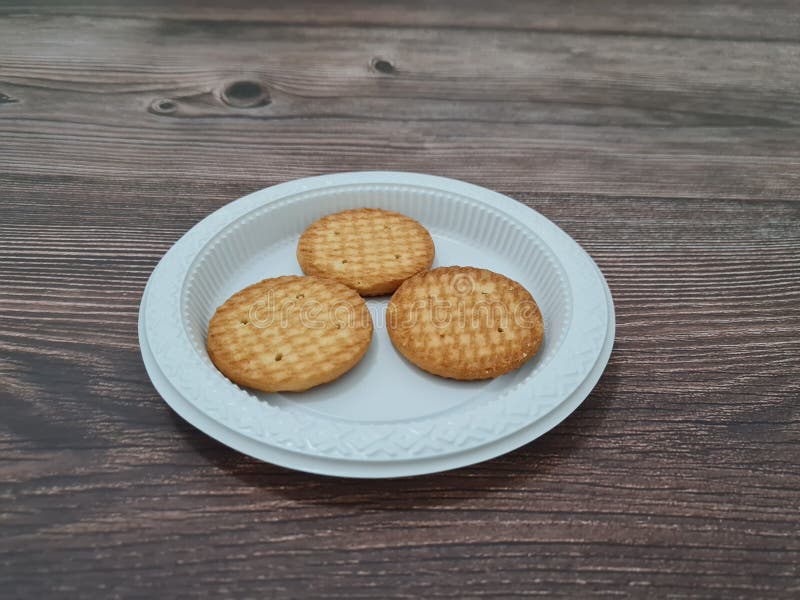 Cookies in the Shape of a Circle Made from Flour and Other Ingredients ...