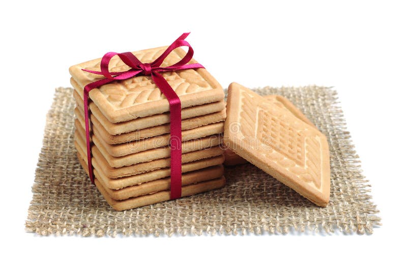 Cookies in the Shape of a Square Stock Image - Image of group, sweet ...