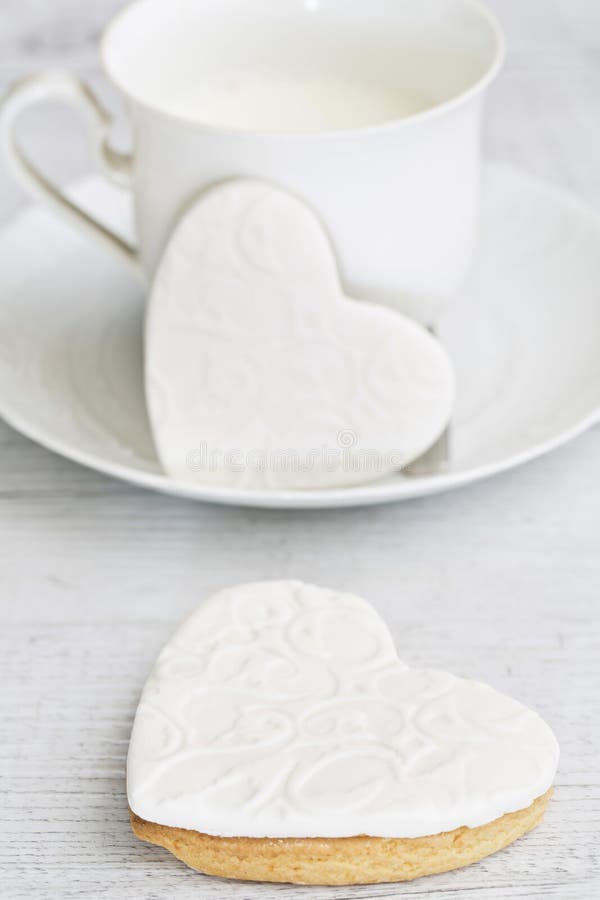 Cookies stock image. Image of heart, flowers, range, pastry - 39196185