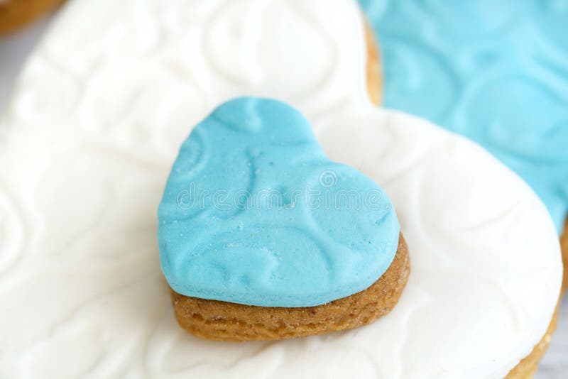 Cookies stock image. Image of heart, flowers, range, pastry - 39196185