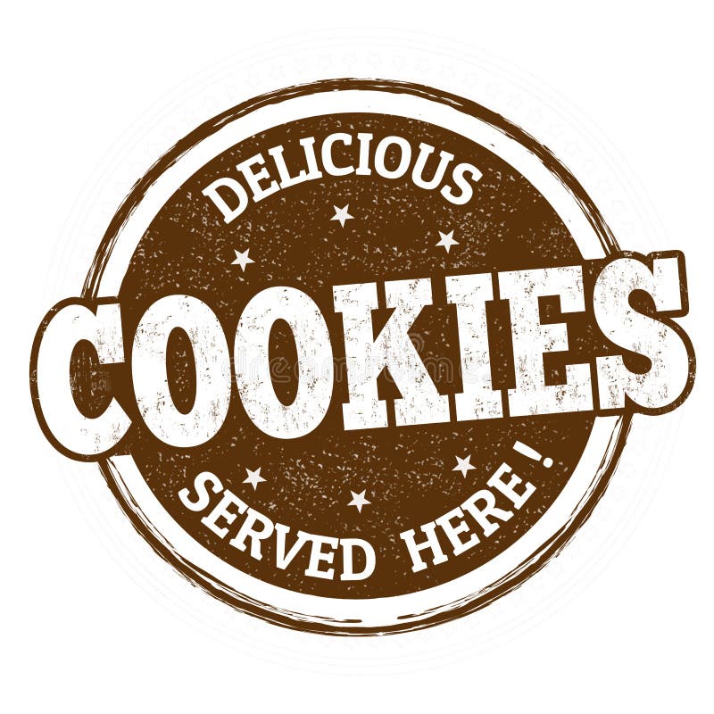 Cookies sign or stamp stock vector. Illustration of cookies - 161654110