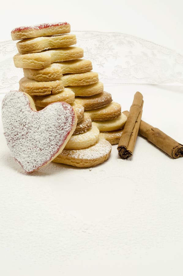 Cookies stacked together stock photo. Image of baked - 19644562