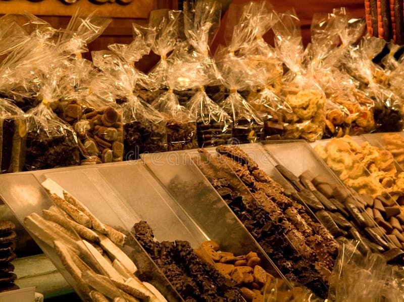 Cookies in store stock photo. Image of plastic, horizontal - 7268794