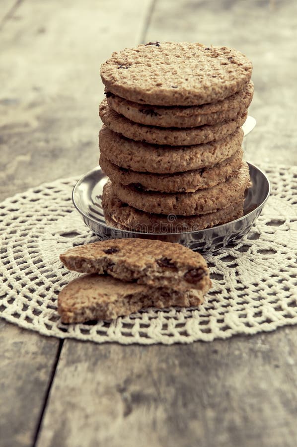 Cookies on table stock image. Image of homemade, sweet - 36138415