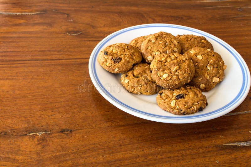 Cookies on wood floor stock image. Image of cookie, food - 65553827