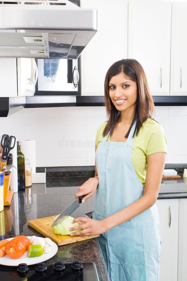 Cooking in kitchen stock image. Image of happiness, lifestyle - 13256581