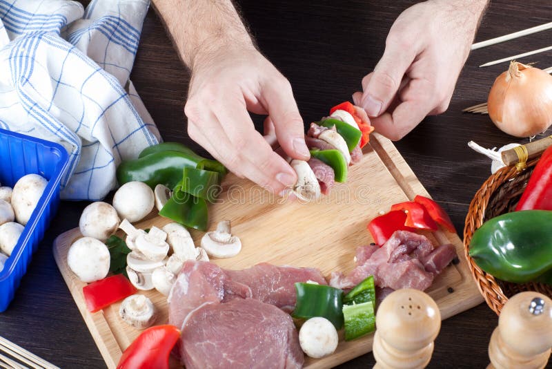 Cooking stock photo. Image of flesh, breadboard, board - 11552174
