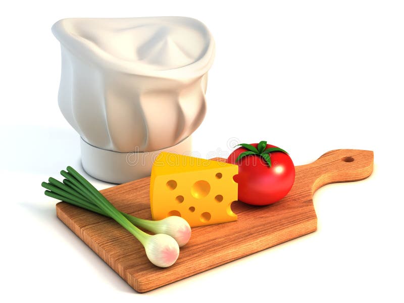Cooking 3d concept stock illustration. Illustration of food - 23117325