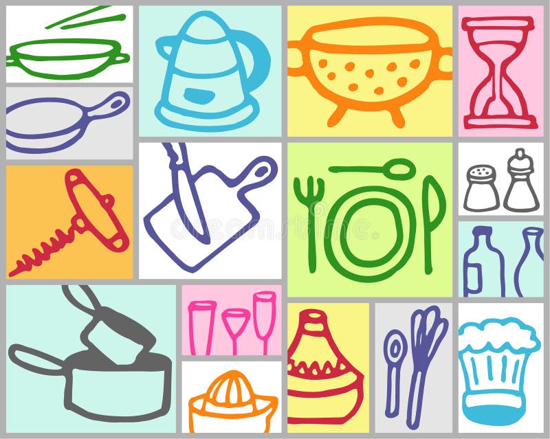 Objects - cooking stock vector. Illustration of cooking - 4431961