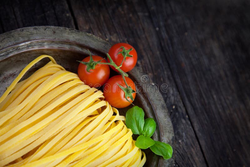 Fresh pasta stock photo. Image of market, delicious, orange - 24461160