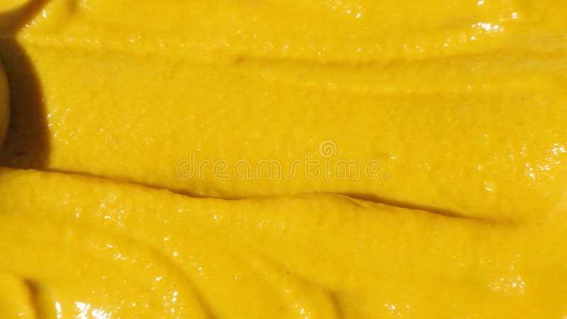 Cooking Background, Mustard Texture, Sauce, Text Place, Slow Motion ...