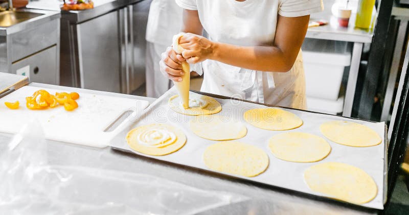 Cooking Bakery and Pastry with Cream Editorial Stock Image - Image of ...