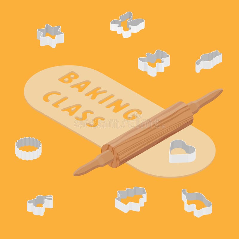 Cooking Baking Master Class. Vector Stock Illustration - Illustration ...
