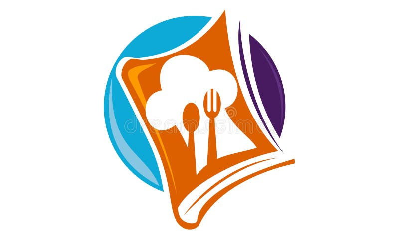 Cooking Book Logo Design Template Stock Vector - Illustration of ...