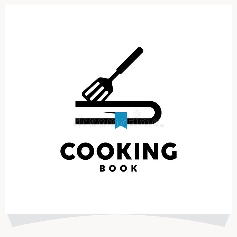 Cooking Book Logo Design Template Stock Vector - Illustration of ...