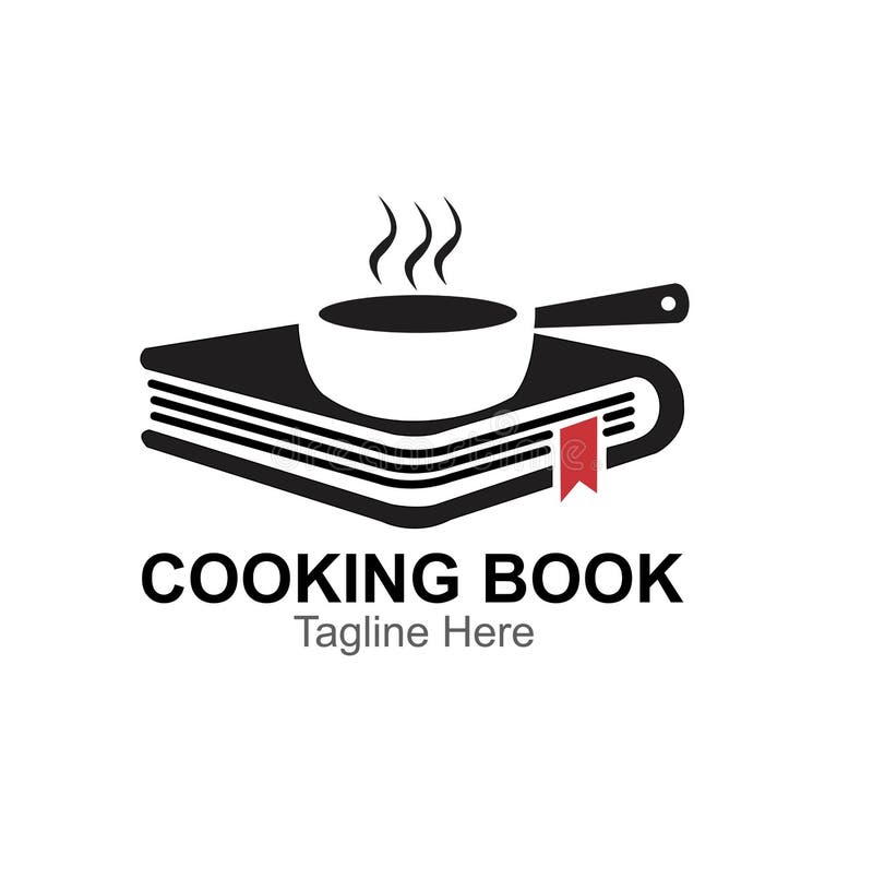 Cooking Book Logo Design Vector Stock Vector - Illustration of cafe ...