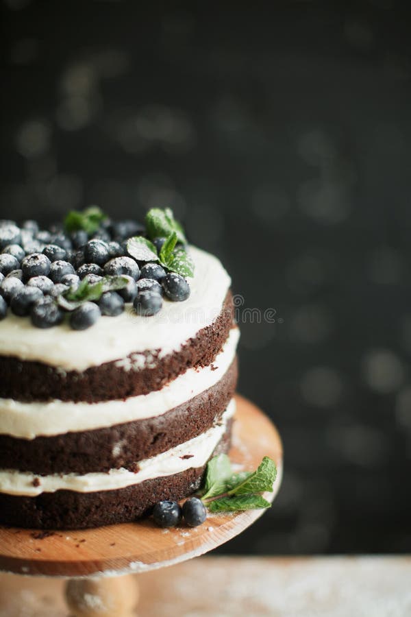 Cooking Cake on the Table and Baking Cake Ingredients Stock Photo ...