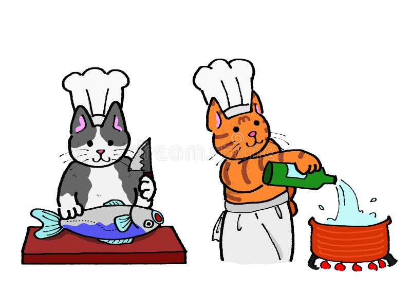 Cooking Cats Stock Illustrations – 380 Cooking Cats Stock Illustrations ...