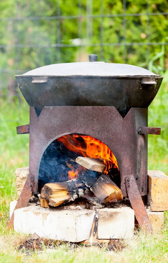 Cooking Chorba Soup in Kazan Stock Image - Image of cook, kitchenware ...