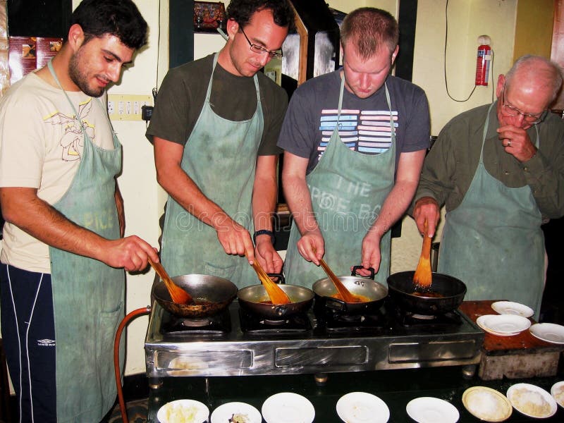 Cooking class editorial stock image. Image of diversity - 18826854