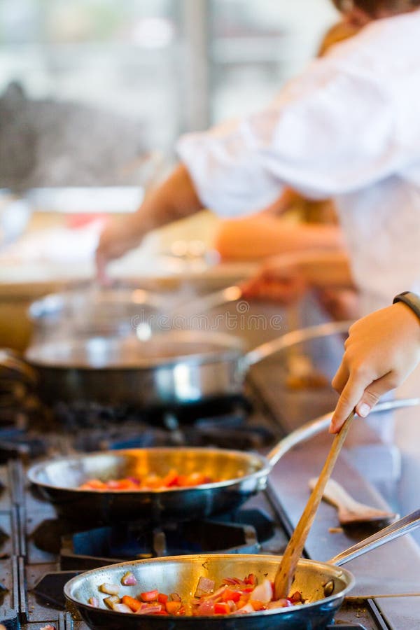Cooking class stock photo. Image of youth, profession - 286137702