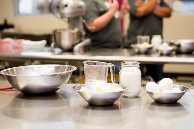 Cooking Class - Measuring Cups Stock Photo - Image of used, snacks ...