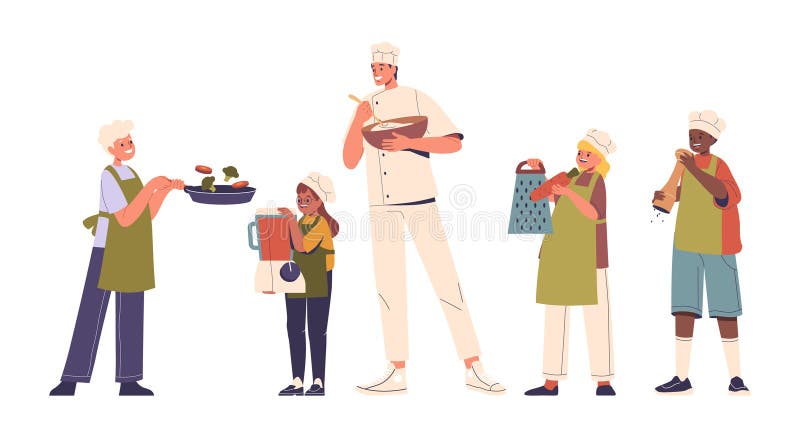 Cooking Classes for Children with a Professional Chef Teaching Young ...