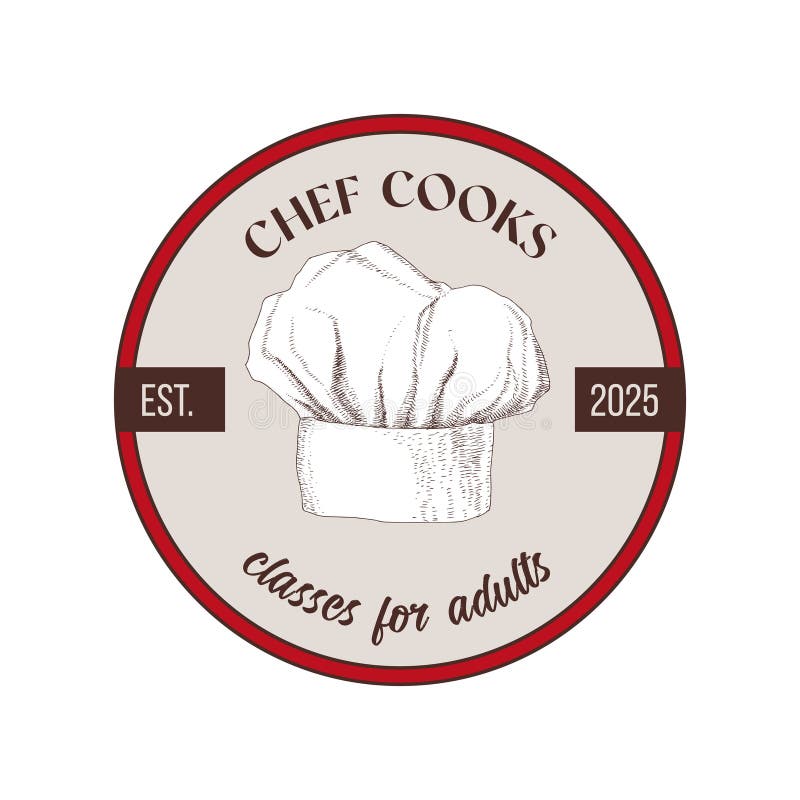 Cooking Classes Logo Template Vector Stock Illustration - Illustration ...