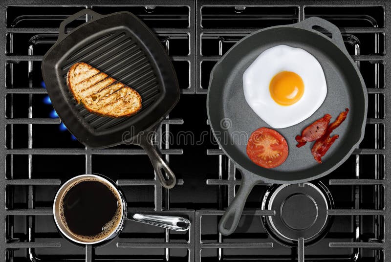Cooking Classic Breakfast stock image. Image of fresh - 49767935