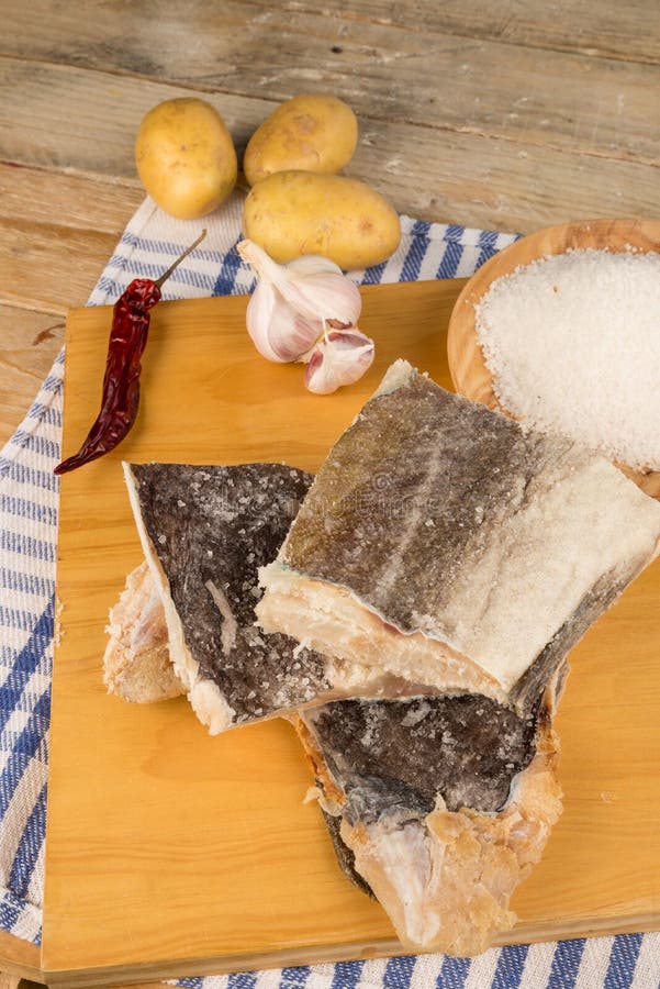 Cooking cod stock photo. Image of uncooked, food, salted - 49667278