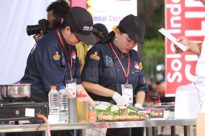 Cooking Competitions Held in the Open Square Editorial Stock Photo ...