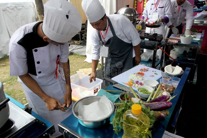 Cooking Competitions Held in the Open Square Editorial Stock Photo ...